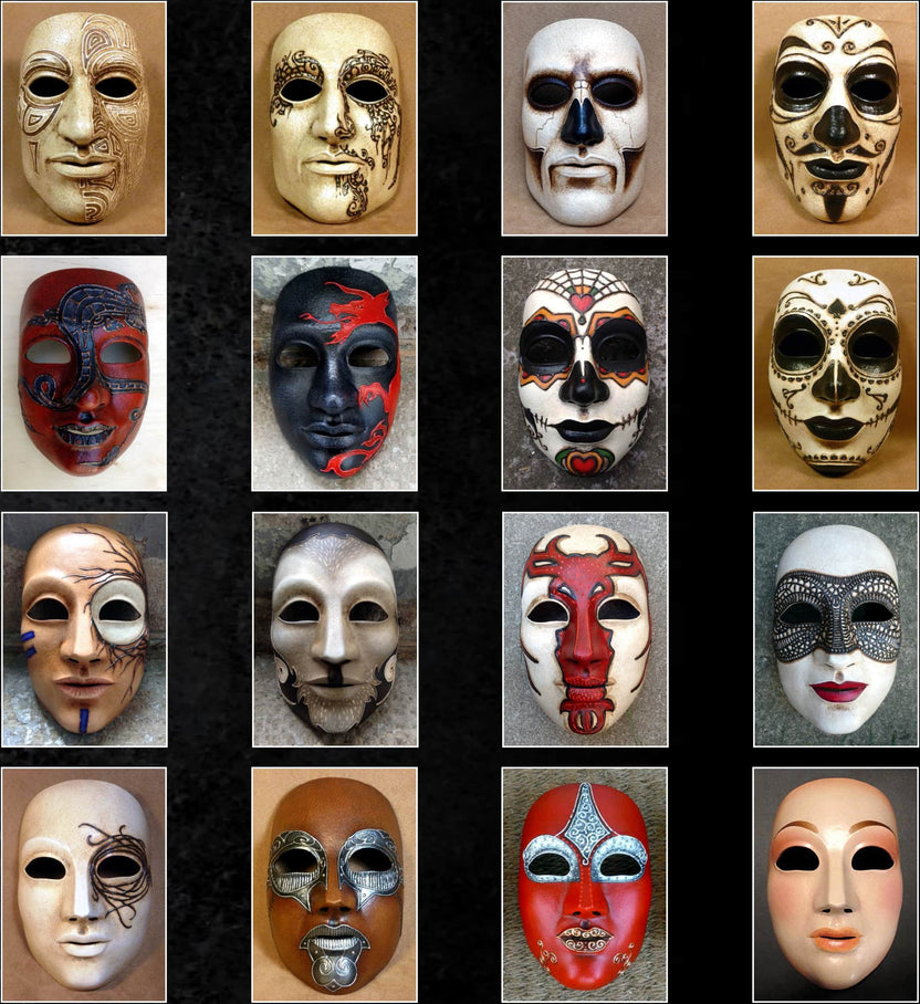 Theatre Masks, Commedia dell'arte Masks, LARP - Pirate Mask Studio ...